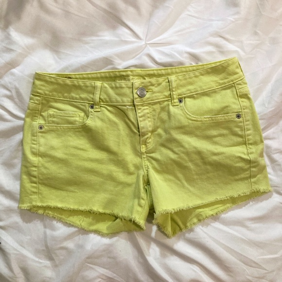 American Eagle Outfitters | Shorts | Bright Neon Yellow Shorts | Poshmark